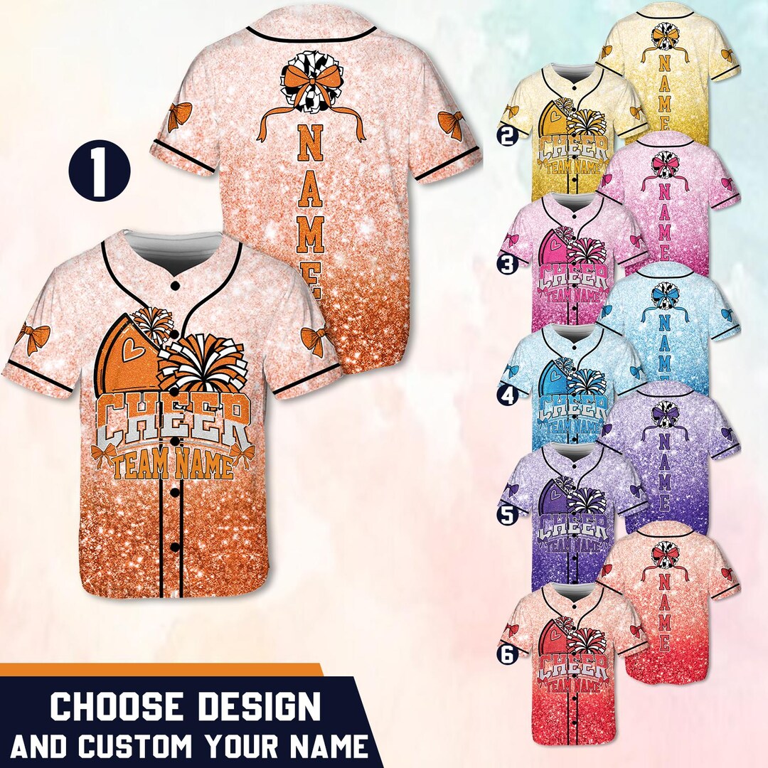 Cheer Jersey Cheerleading Shirt Custom Cheer Jersey Cheer Team Shirt ...