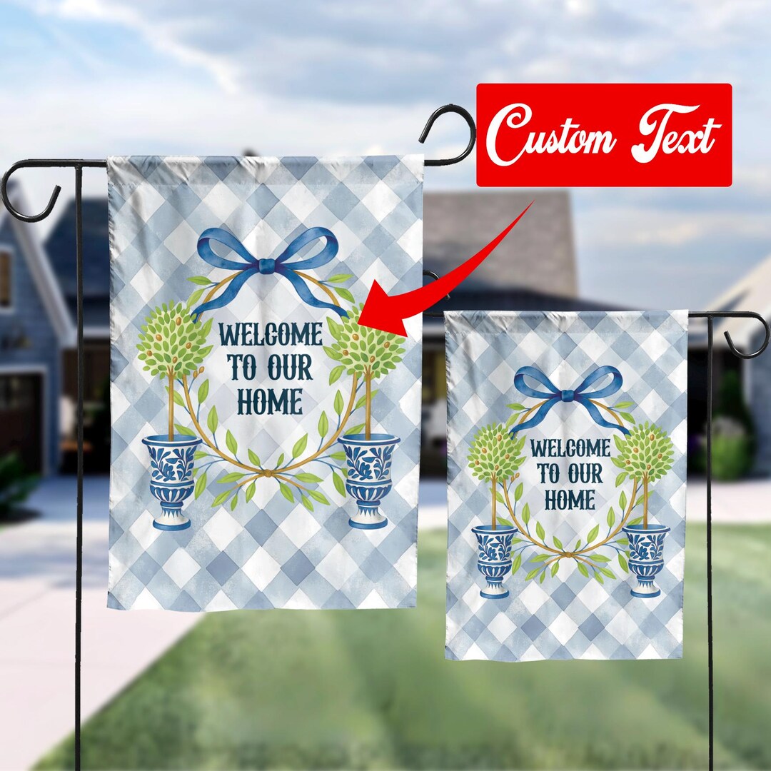 Personalized Flag, Custom House Flag, Monogrammed Garden Flag ...