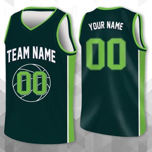 Custom Basketball Jersey Team Name & Number, Basketball Jersey Team ...