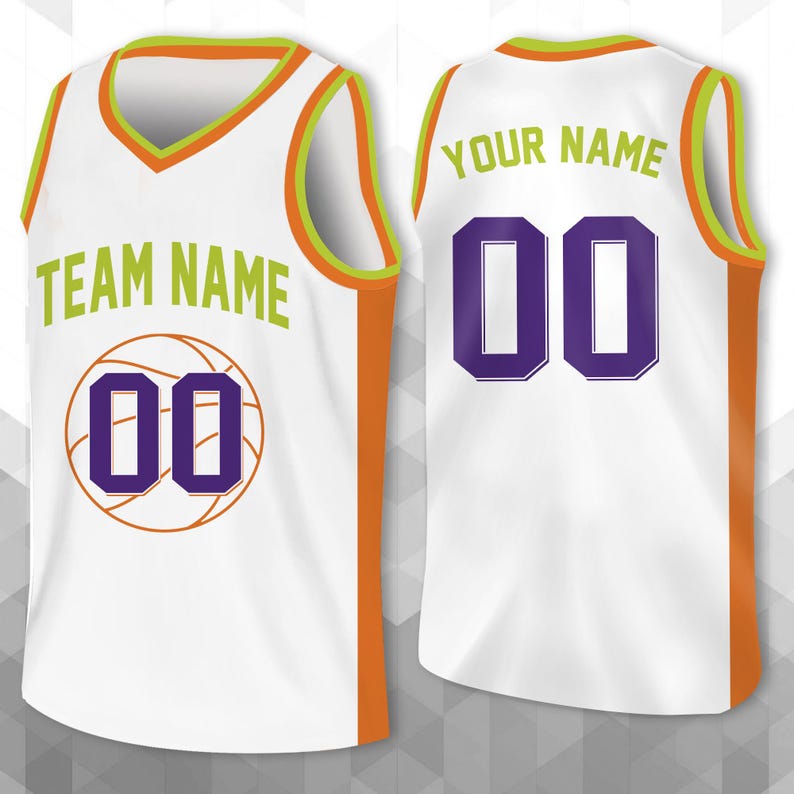 Custom Basketball Jersey Team Name & Number, Basketball Jersey Team ...