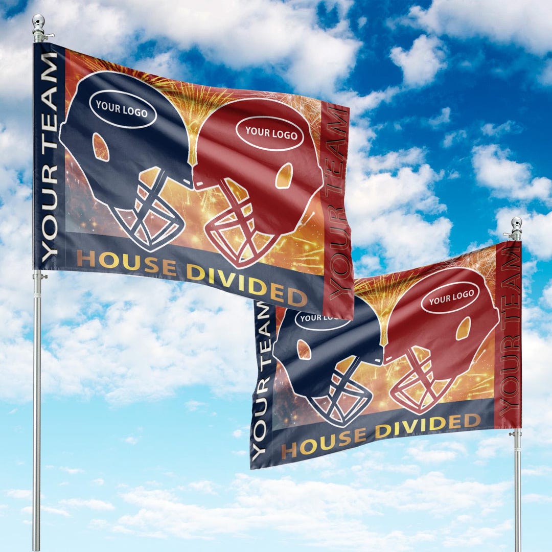 Custom House Divided Flag, Custom Flag, House Divided Flag, Country ...
