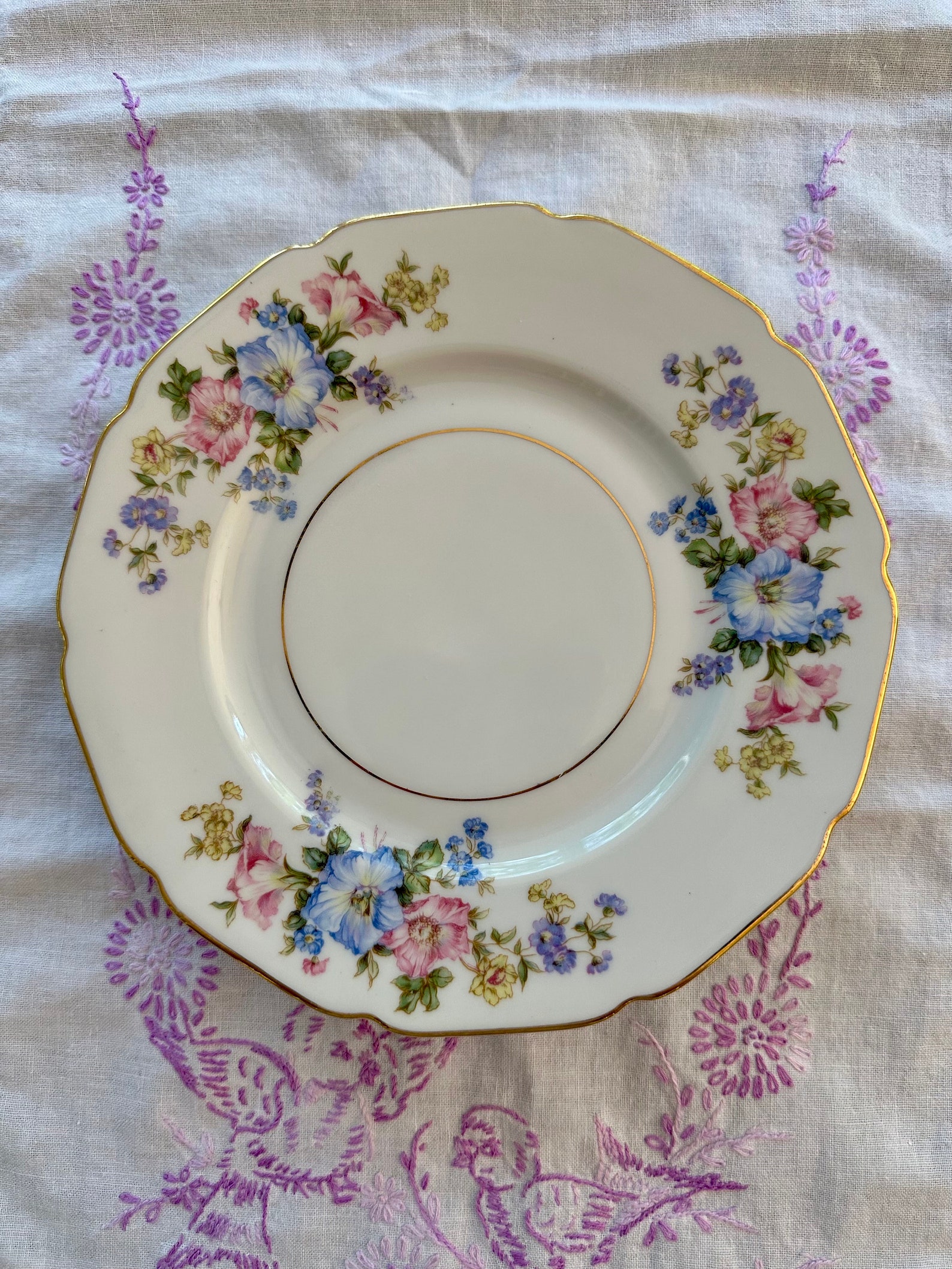 BLOSSOM by H&C Heinrich Plate Set of 4 Vintage Plate Set Tea Party - Etsy