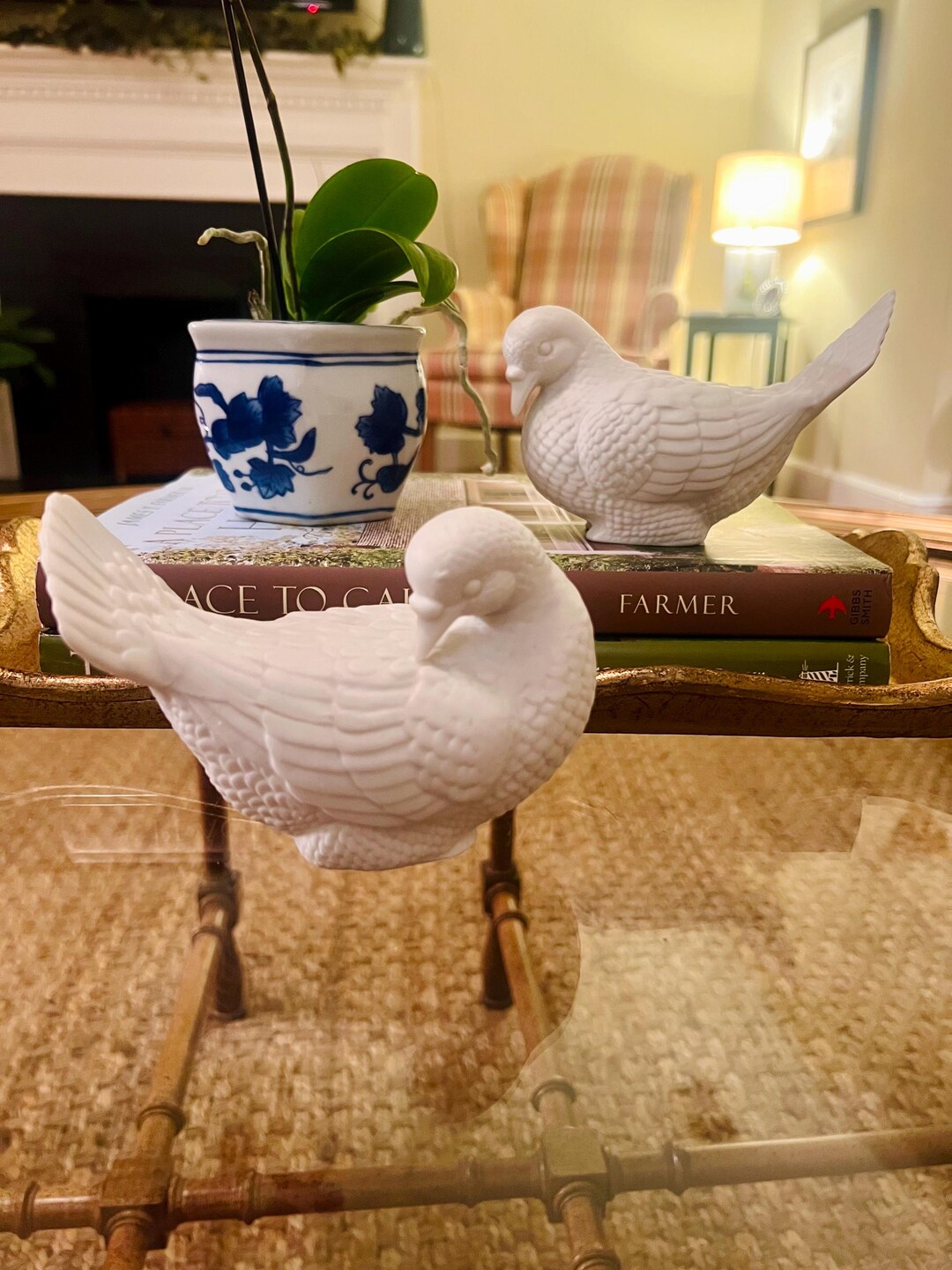 Pair of Andrea by Sadek Turtle Doves - Etsy