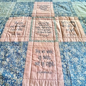 Faith Quilt - Etsy