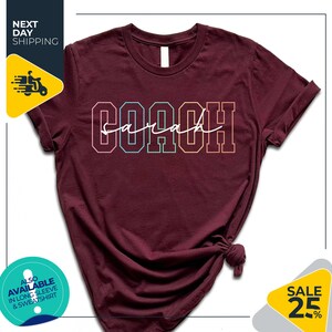 Personalized Coach Shirt | Custom Coach Gift | Cheer Coach Shirt ...