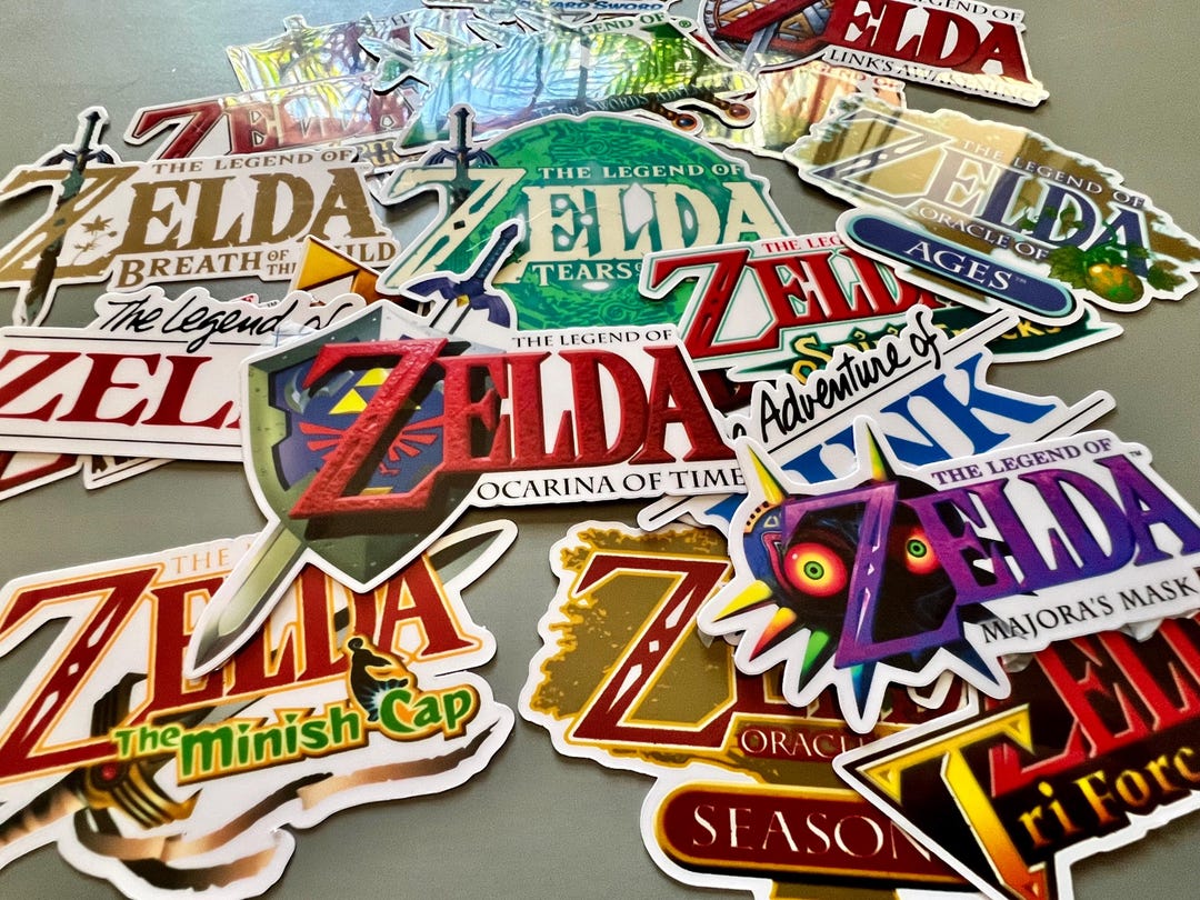 Legend of Zelda Logo Sticker: Durable Vinyl Decal - Etsy