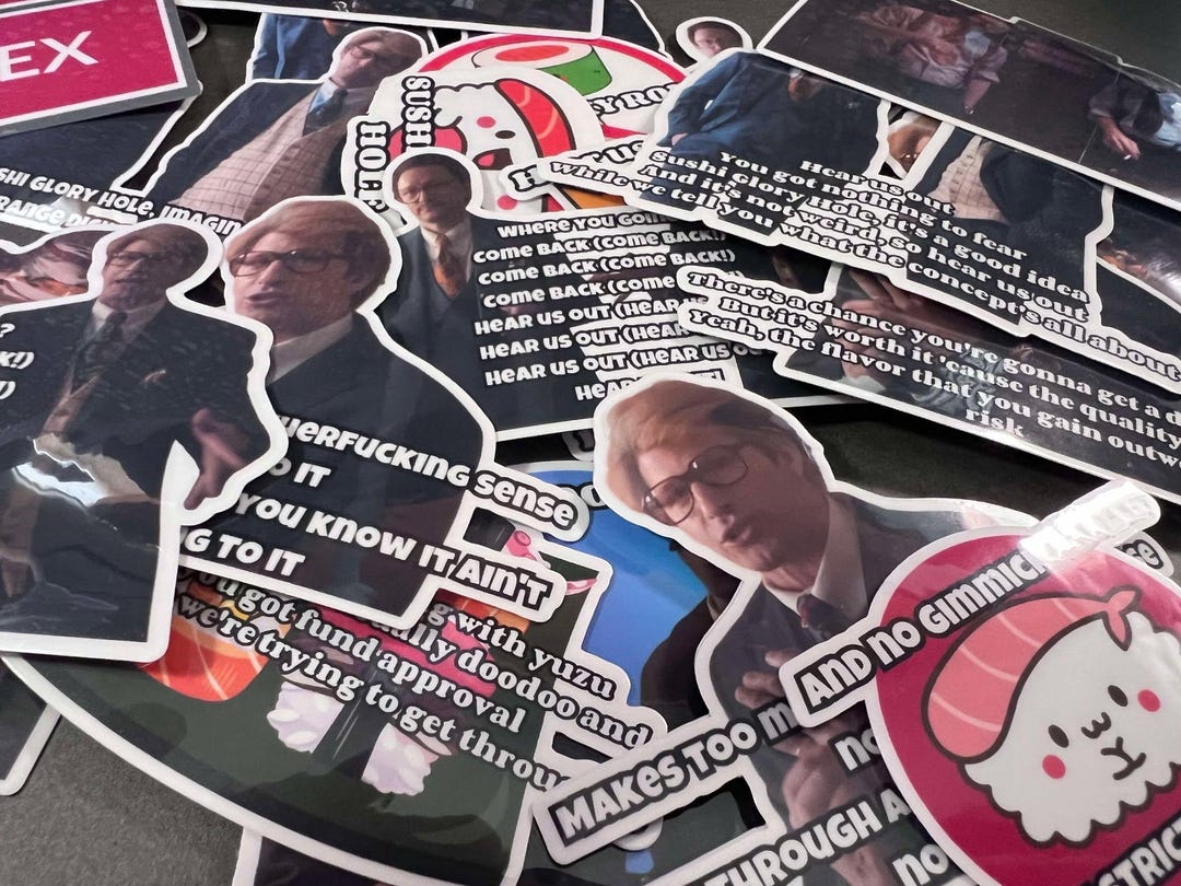 Sushi Glory Hole Stickers: SNL Lonely Island Inspired, Set of 14 - Etsy