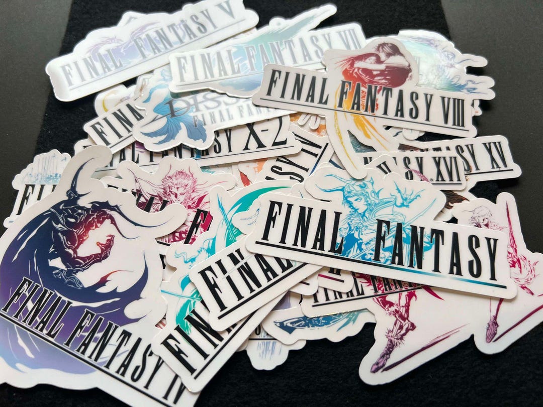 Final Fantasy Logo Vinyl Sticker: Waterproof Laptop Decal - Etsy