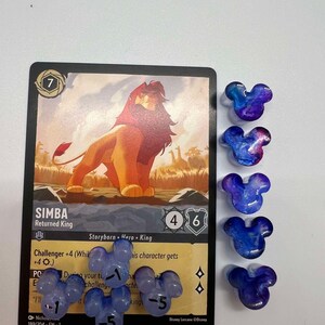 Disney Lorcana Trading Card Game Damage Counters - Etsy 日本