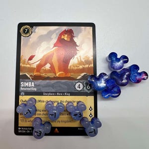Disney Lorcana Trading Card Game Damage Counters - Etsy 日本