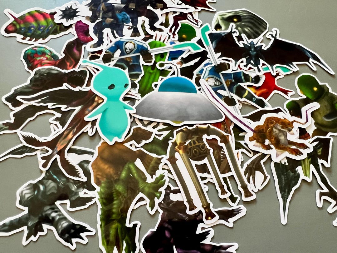 Final Fantasy 8 VIII Enemies/guardian Forces/bosses Custom Vinyl ...