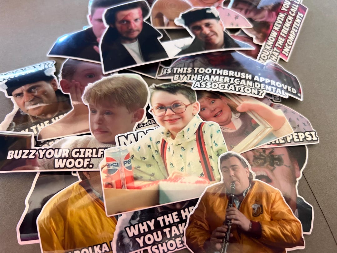 Home Alone Vinyl Stickers | 90s Christmas Movie Decals - Etsy