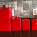 Farmhouse Red Canister Set of 4 - Etsy