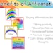 Printable Rainbow Affirmation Cards for Kids - Etsy