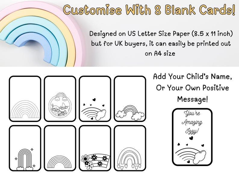 Printable Coloring Affirmation Cards for Kids Coloring Activity for ...