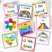 Printable Rainbow Affirmation Cards for Kids - Etsy