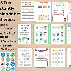 Printable Earth Day Activities for Kids, Earth Day is Everyday ...