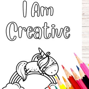 Printable Affirmation Coloring Posters for Kids – Set of 16 ...