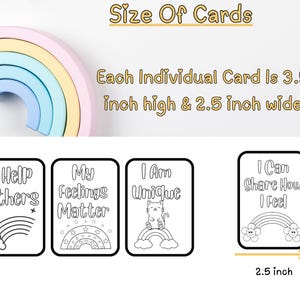 Printable Coloring Affirmation Cards for Kids Coloring Activity for ...