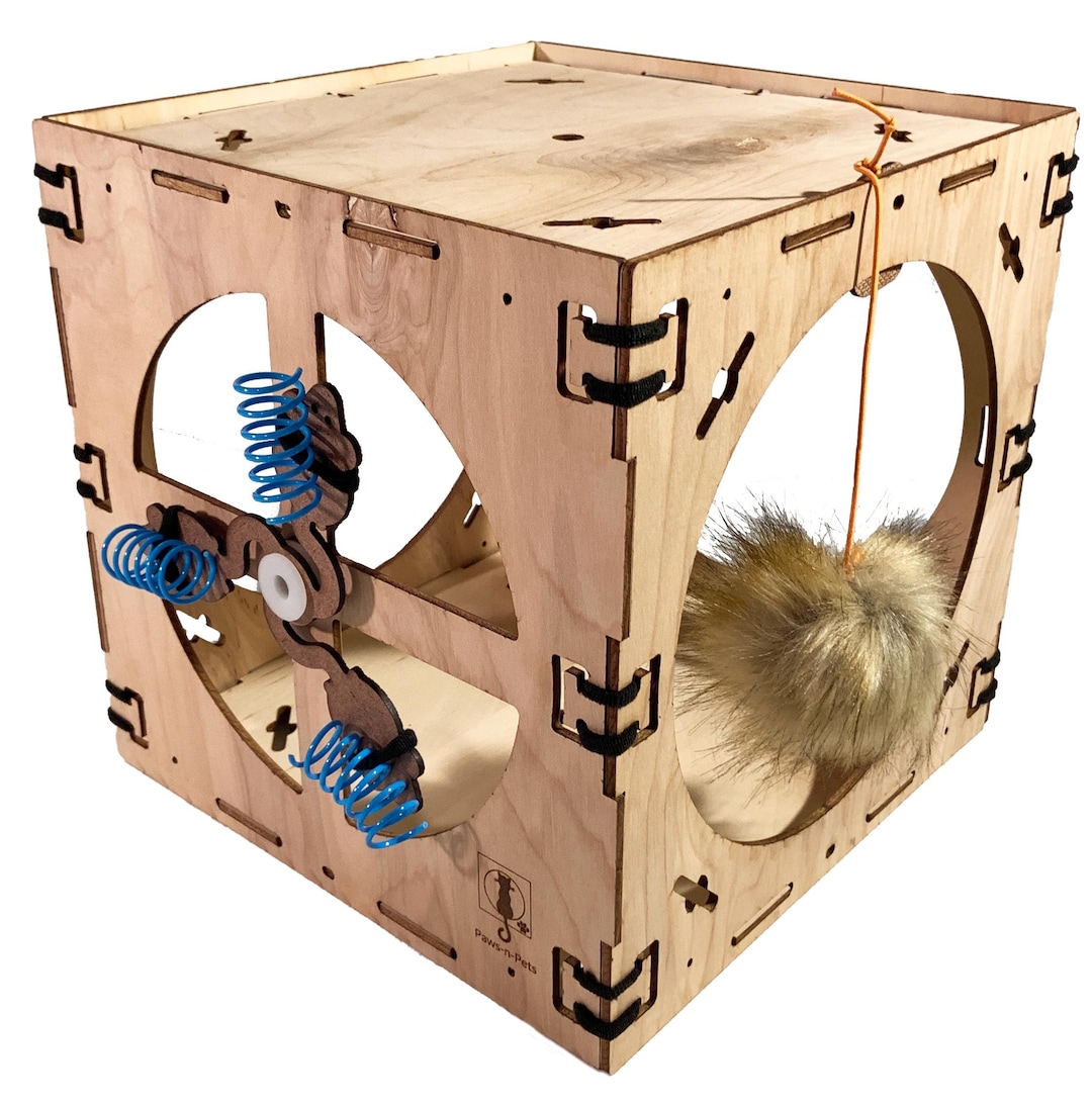 Playhouse Cube (1-pack Set) for Cats -encourages Active Lives for ...