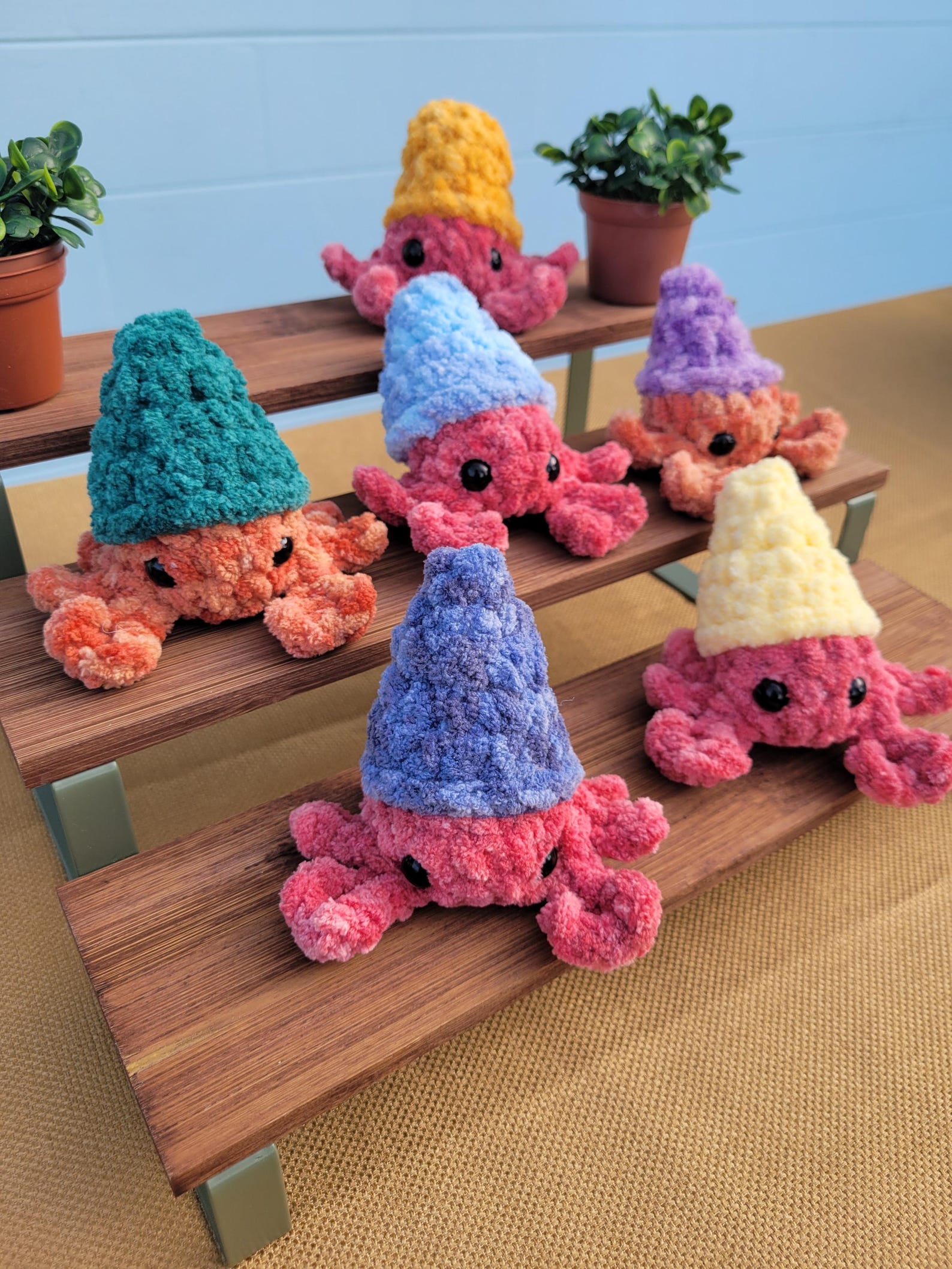 Mystery Mini Crochet Hermit Crab | Plushie | Stuffed Animal | Small ...