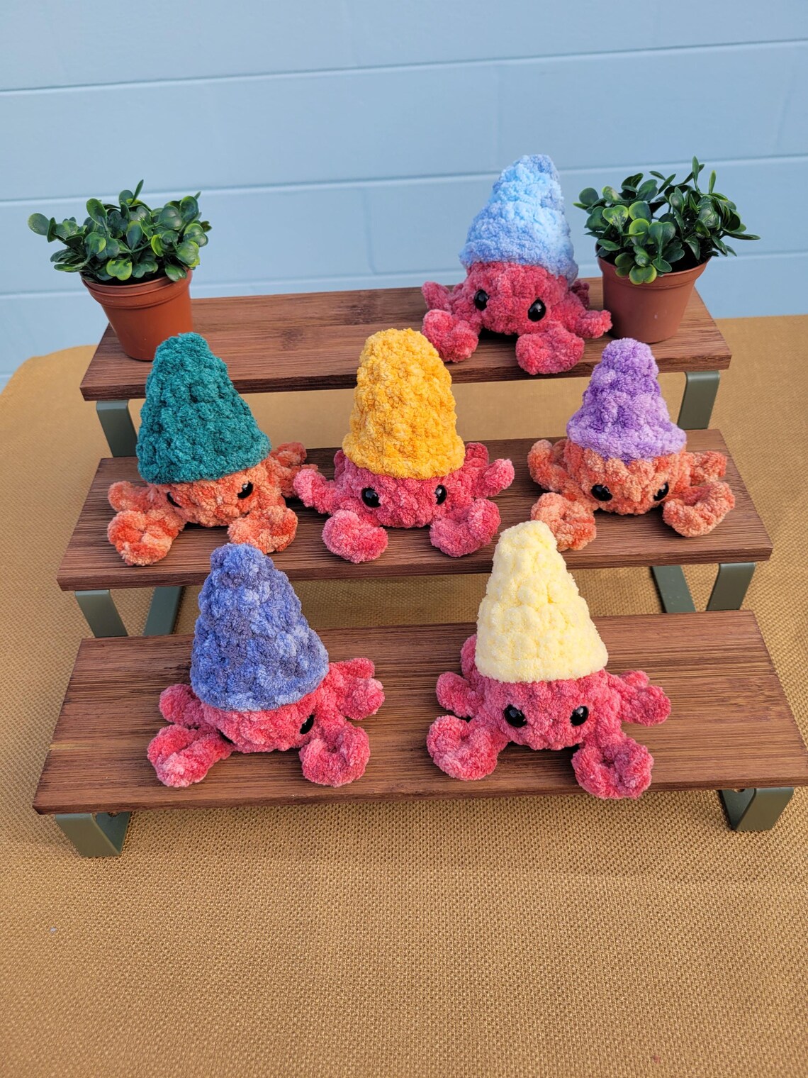 Mystery Mini Crochet Hermit Crab | Plushie | Stuffed Animal | Small ...