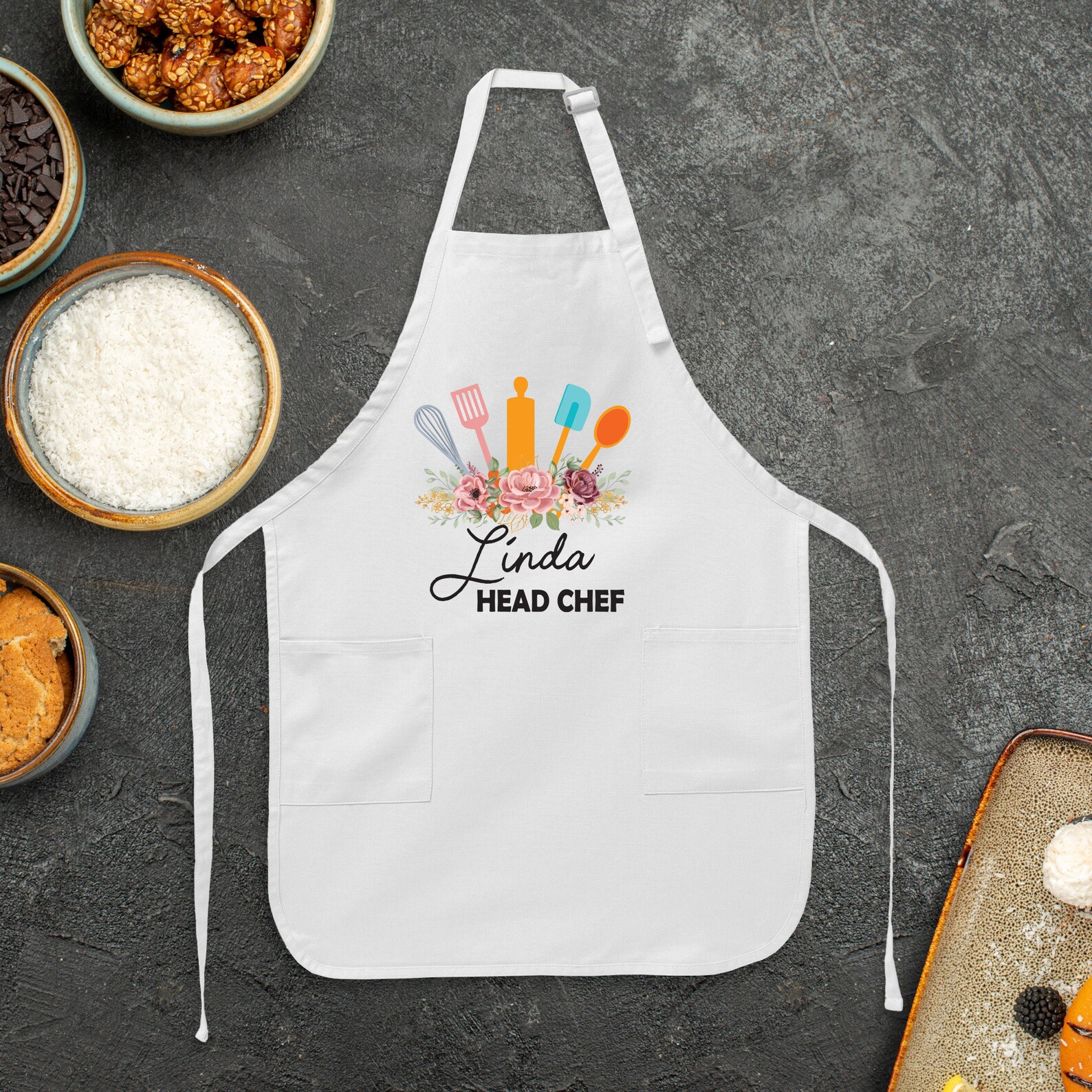 Custom Mommy and Me Aprons, Matching Apron, Mama Head Chef, Custom ...