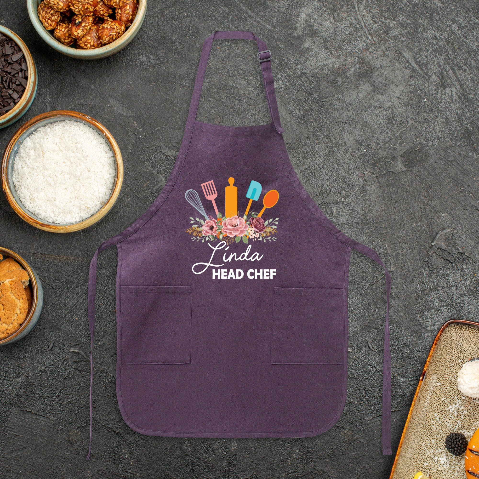 Custom Mommy and Me Aprons, Matching Apron, Mama Head Chef, Custom ...