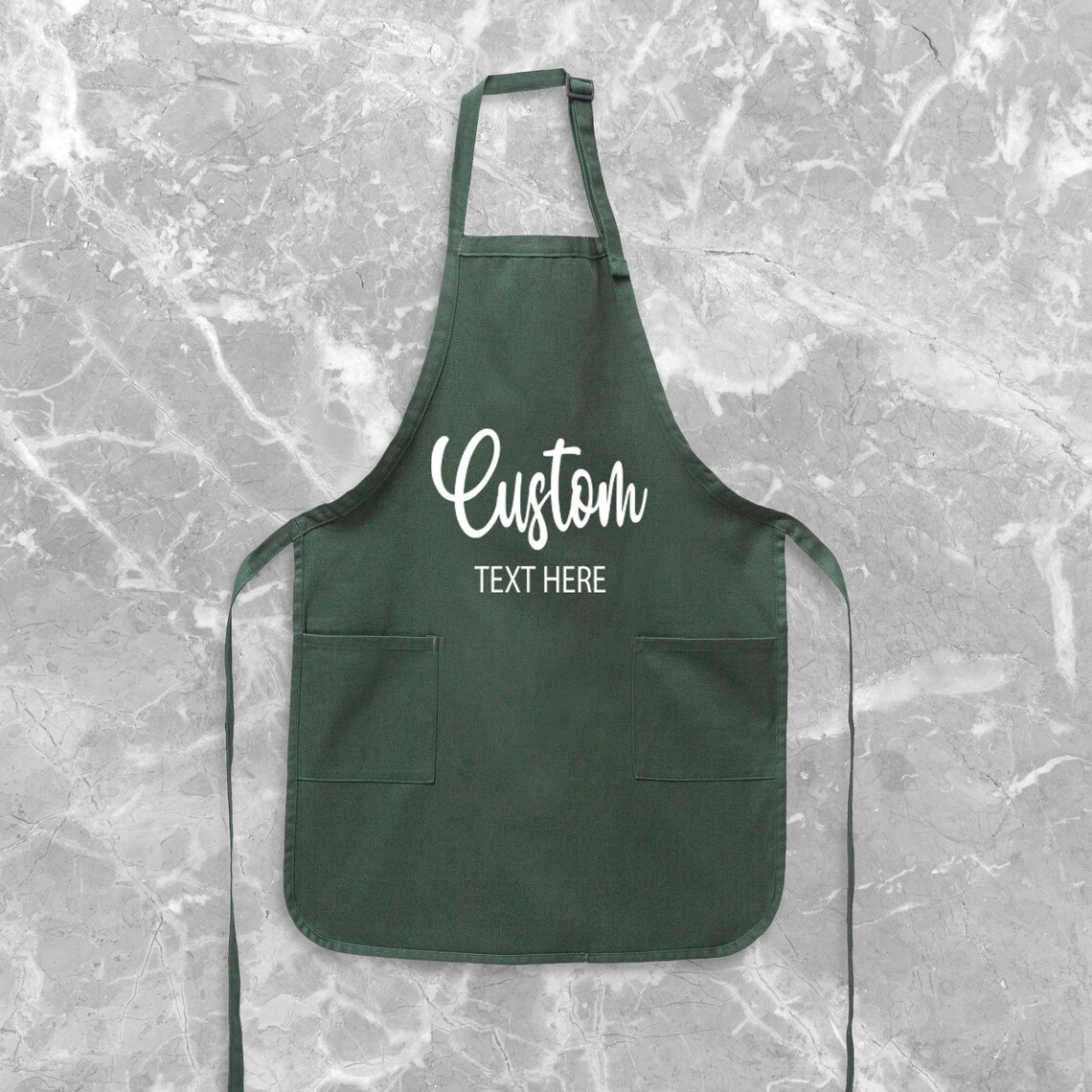 Custom Text Apron for Women, Personalized Apron, Gift for Her, Gift for ...