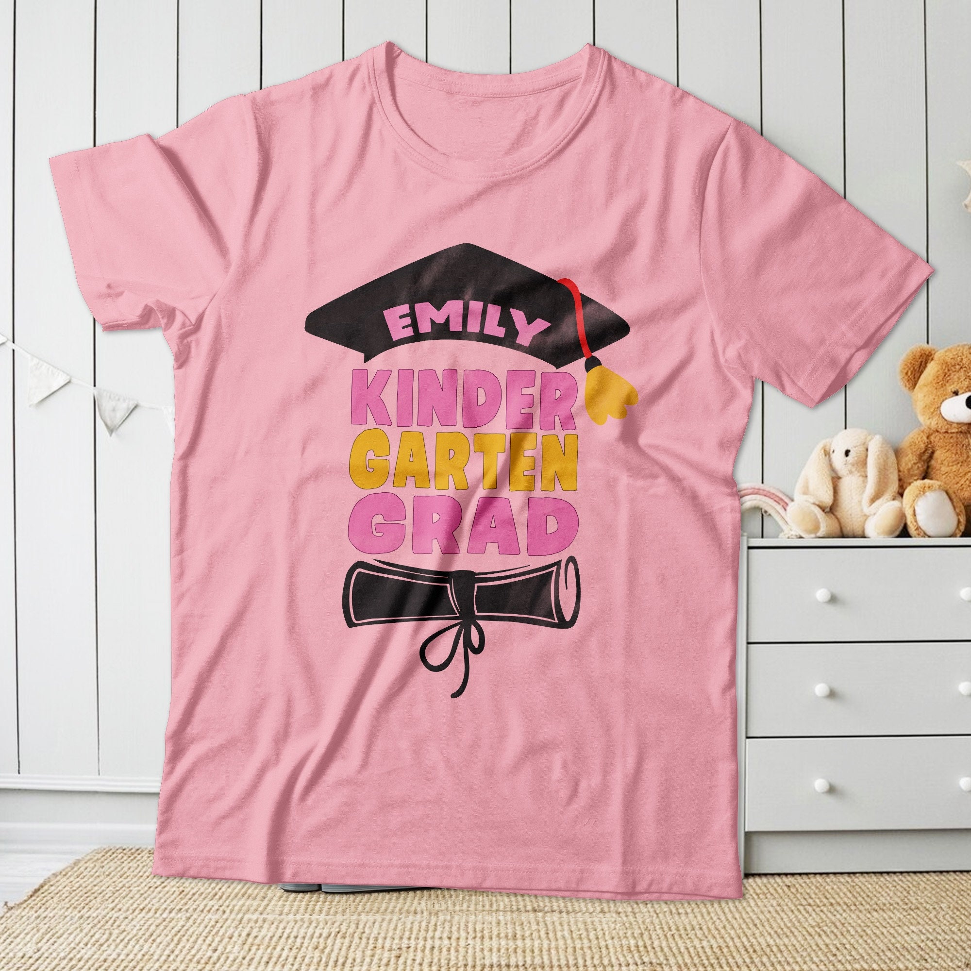 Kindergarten Graduation T-shirt, Custom Graduation Shirt, End of School ...