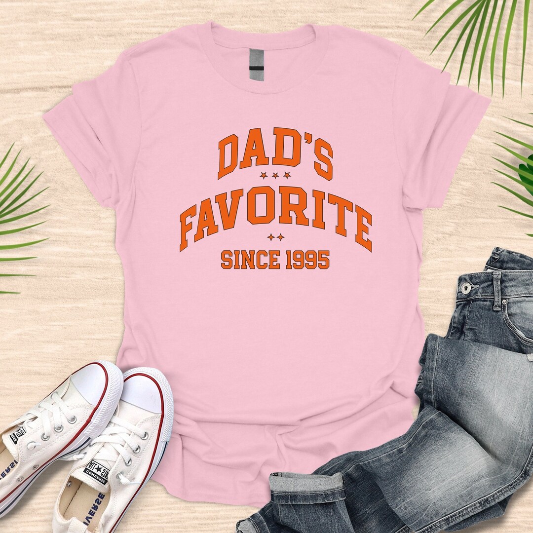 Custom Favorite Child T-shirt, Dads Favorite Unisex Crewneck Shirt ...