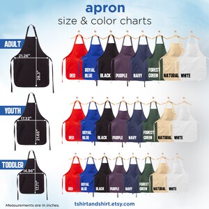 Custom Text Apron for Women, Personalized Apron, Gift for Her, Gift for ...