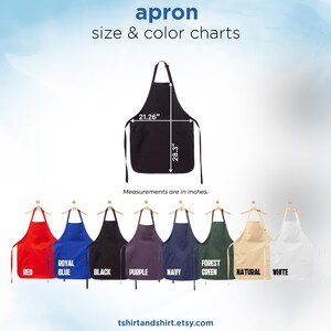 Custom Initial Apron for Women, Personalized Monogram Apron, Gift for ...