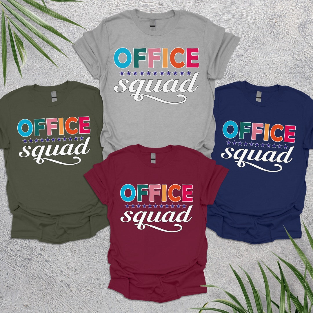 Office Squad T-shirts, Matching Office Shirts, Coworker Sweatshirt ...