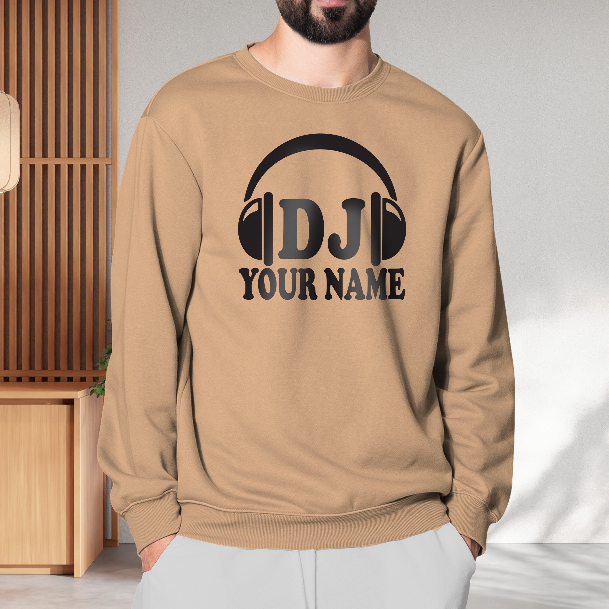 Personalized DJ Logo T-shirt, Custom Music Shirt, DJ Your Name Funny ...
