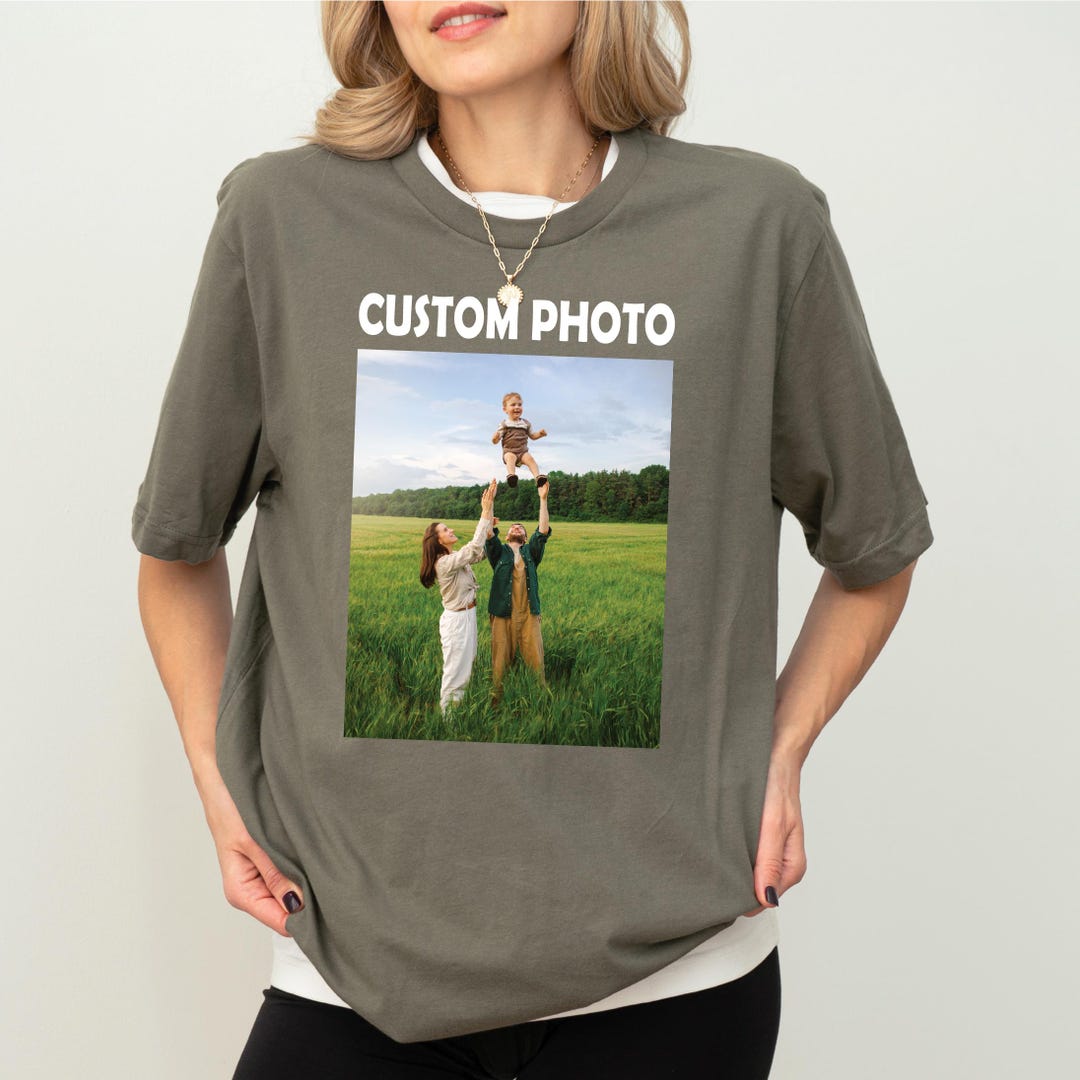 Personalized Photo T-shirt: Custom Family Picture Shirt - Etsy