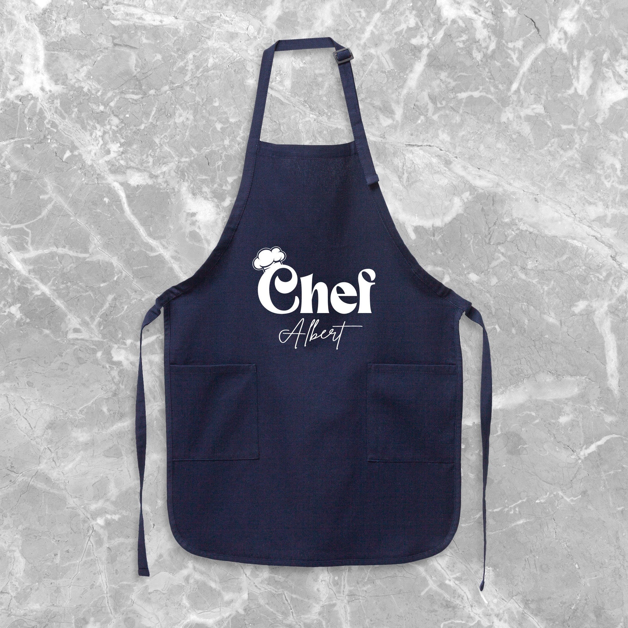 Custom Chef Apron for Women and Men, Personalized Chef Apron, Gift for ...