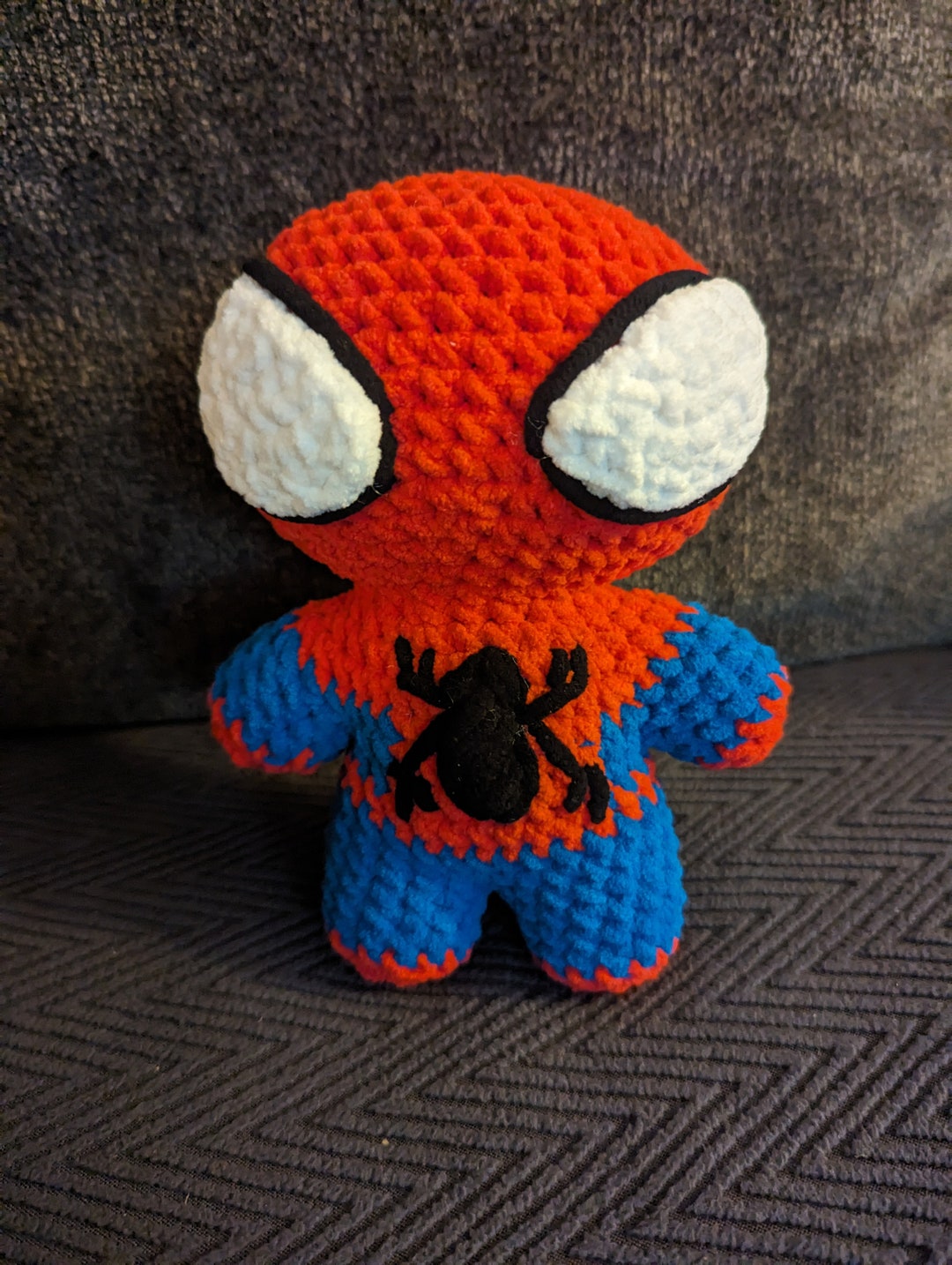 Spider-man Crocheted Amigurumi Plush - Etsy