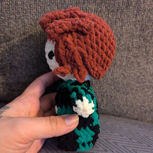 Tanjiro Crocheted Amigurumi Plush - Etsy