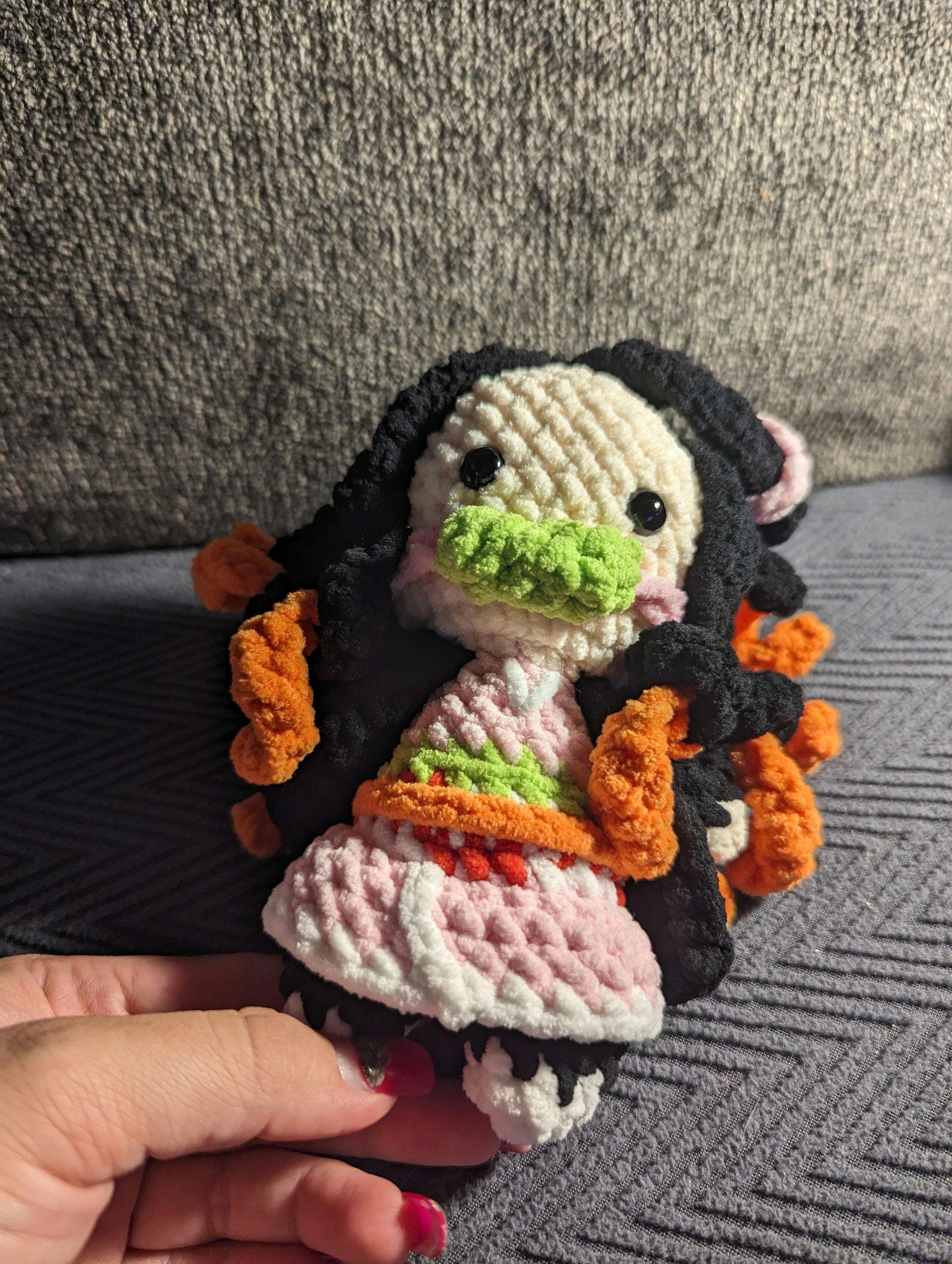 Tanjiro and Nezuko Crocheted Amigurumi Plush - Etsy
