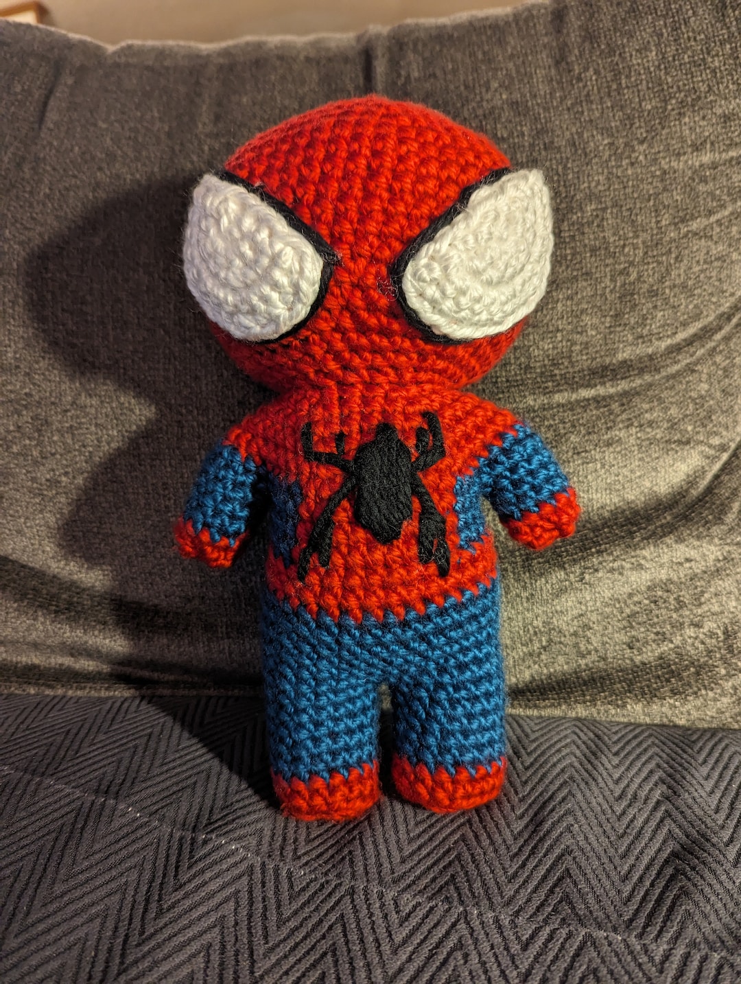 Spider-man Crocheted Amigurumi Plush (large Size) - Etsy