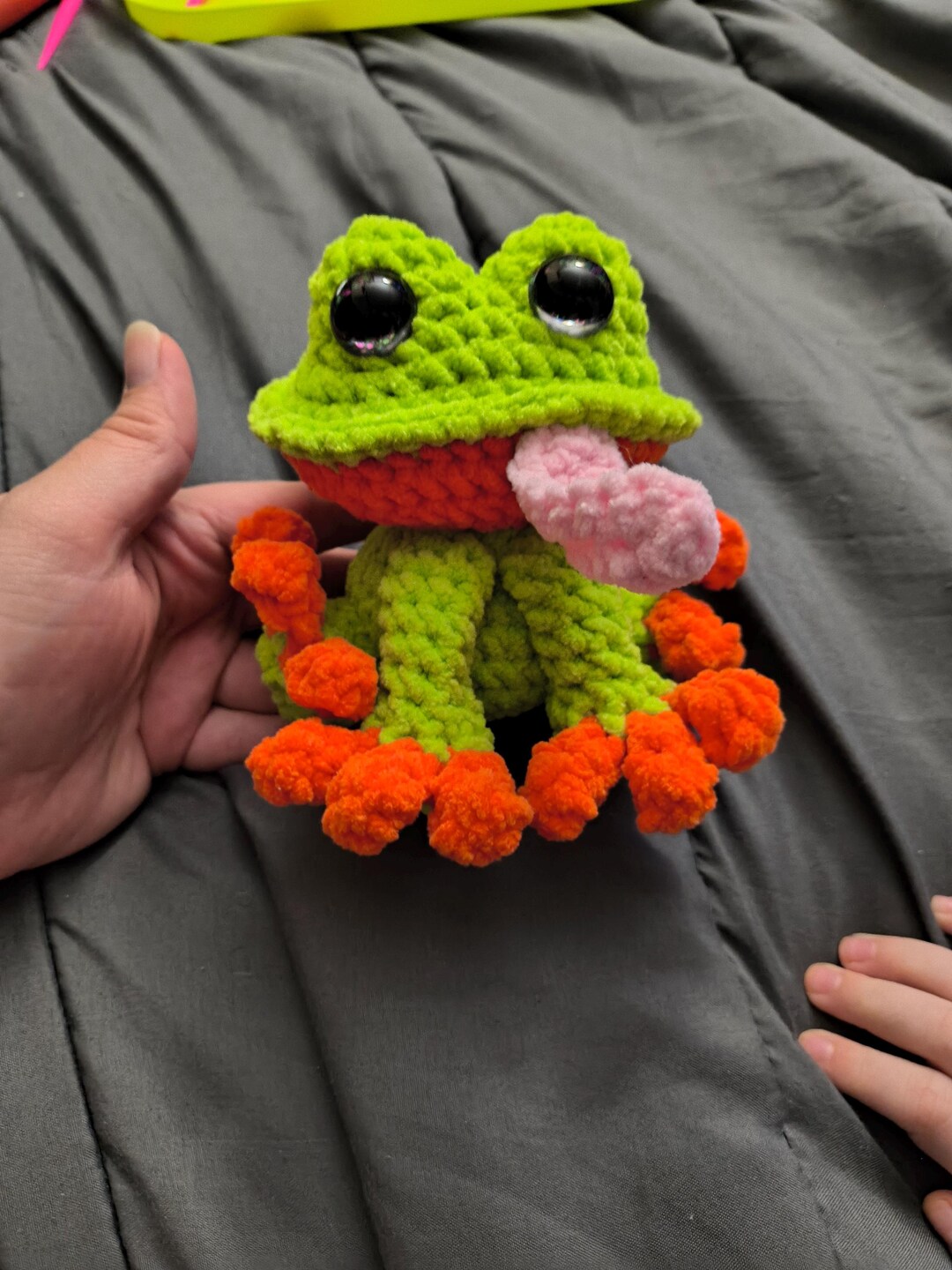 Handmade Crocheted Frog: Soft Plush Toy - Etsy