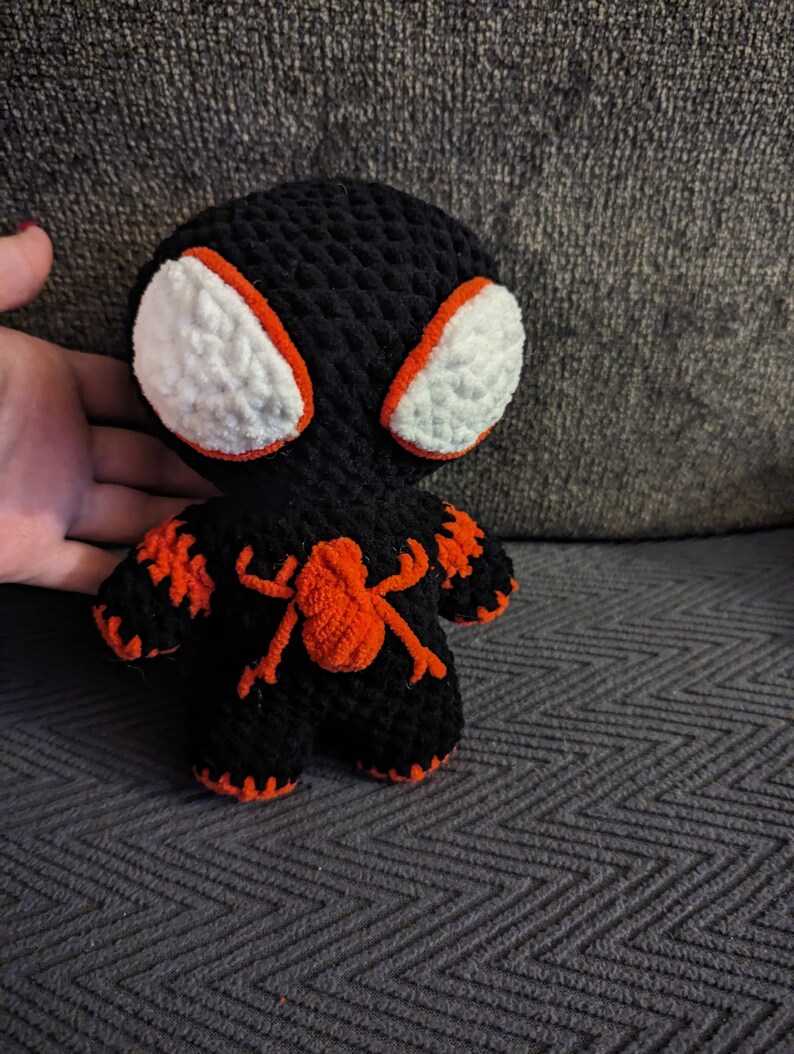 Spider-man Crocheted Amigurumi Plush - Etsy