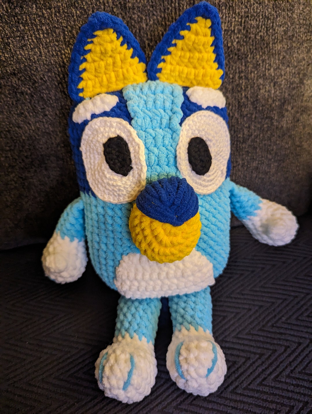 Bluey Stuffed Animal crocheted - Etsy
