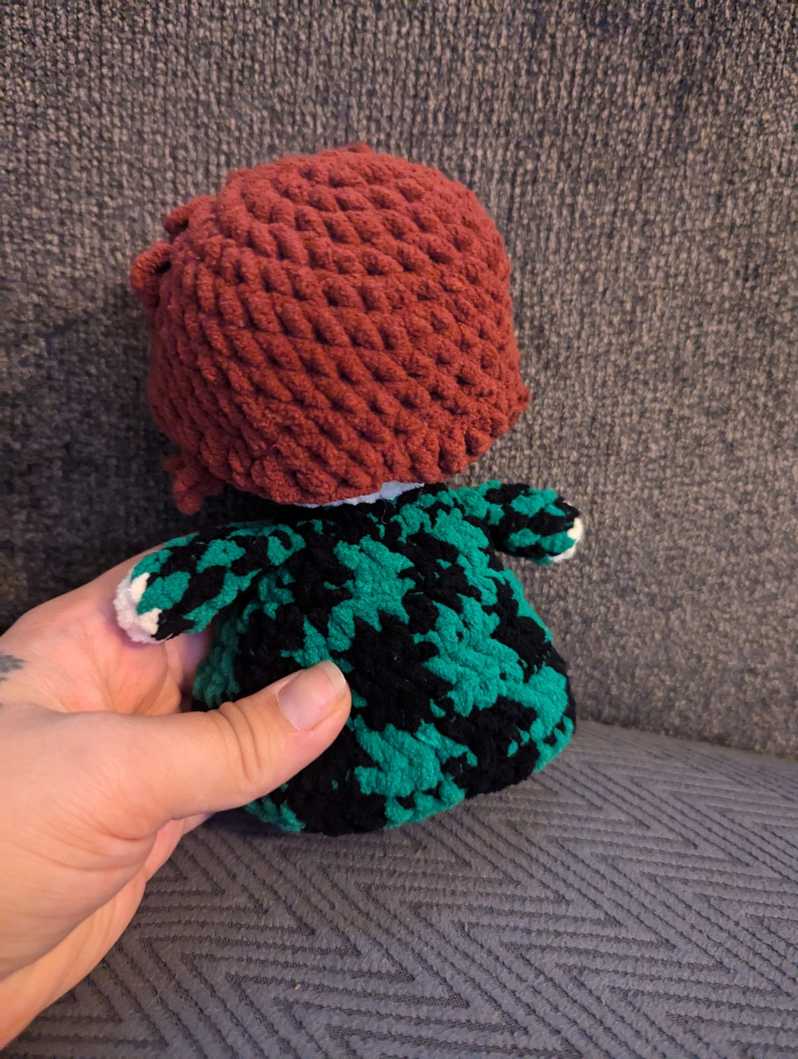 Tanjiro Crocheted Amigurumi Plush - Etsy