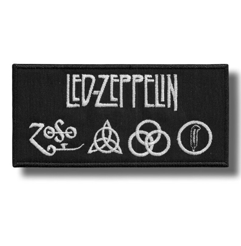 Led Zeppelin Patch Badge Applique Embroidered Iron on 1eb845 - Etsy