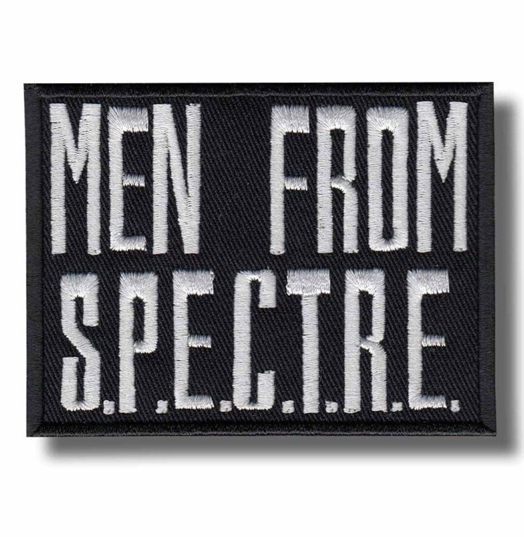 Men From Spectre Patch Badge Applique Embroidered Iron on 7d21b0 - Etsy