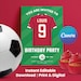 Liverpool FC Birthday Invitation: Editable Football Party Invite ...
