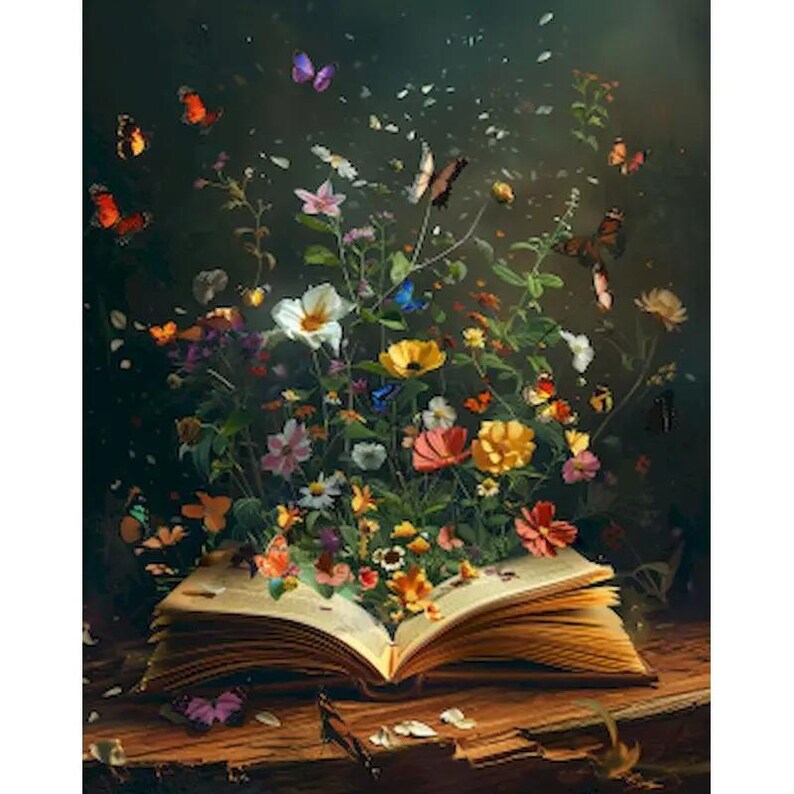 DIY Fantasy Book Scenery Paint by Numbers Kit - Etsy