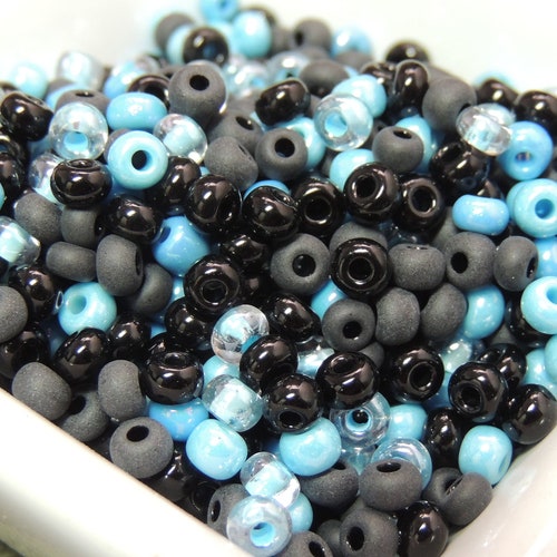 Blue Jay Birdwatcher Mix Size 6 Seed Beads 50 Grams Birds - Etsy